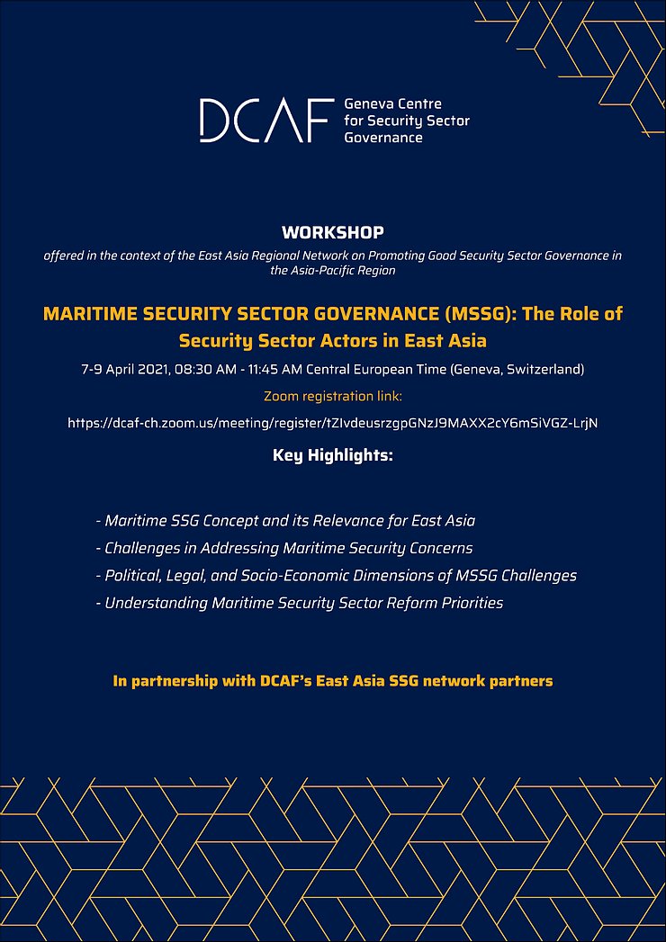 SafeSeas and DCAF join forces to deliver MSSG workshop - SAFE SEAS